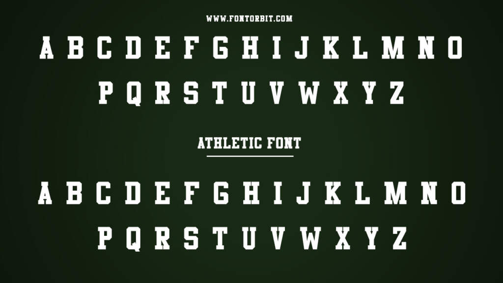 Athletic Font: Bold Lettering For Sports Designs