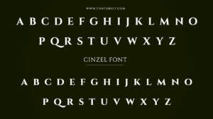 Cinzel Font Usage Guide