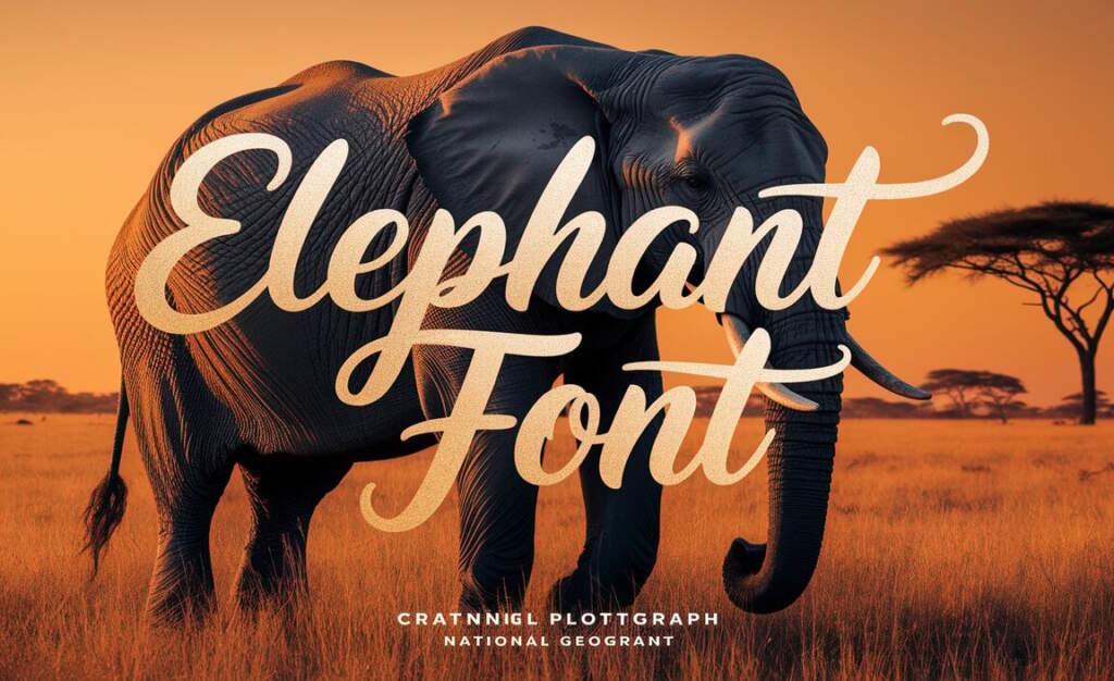 Elephant Font | Bold And Stylish For All Projects