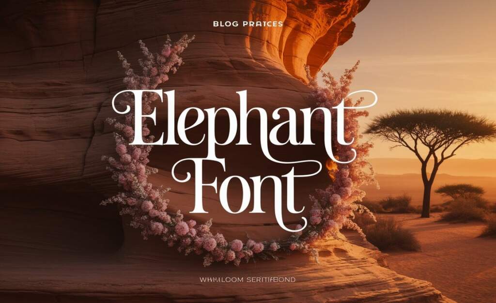 Elephant Font | Bold And Stylish For All Projects