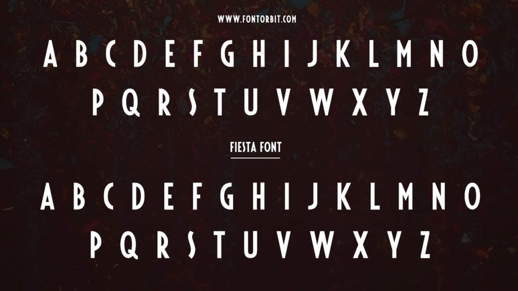 Fiesta Font Usage Guide