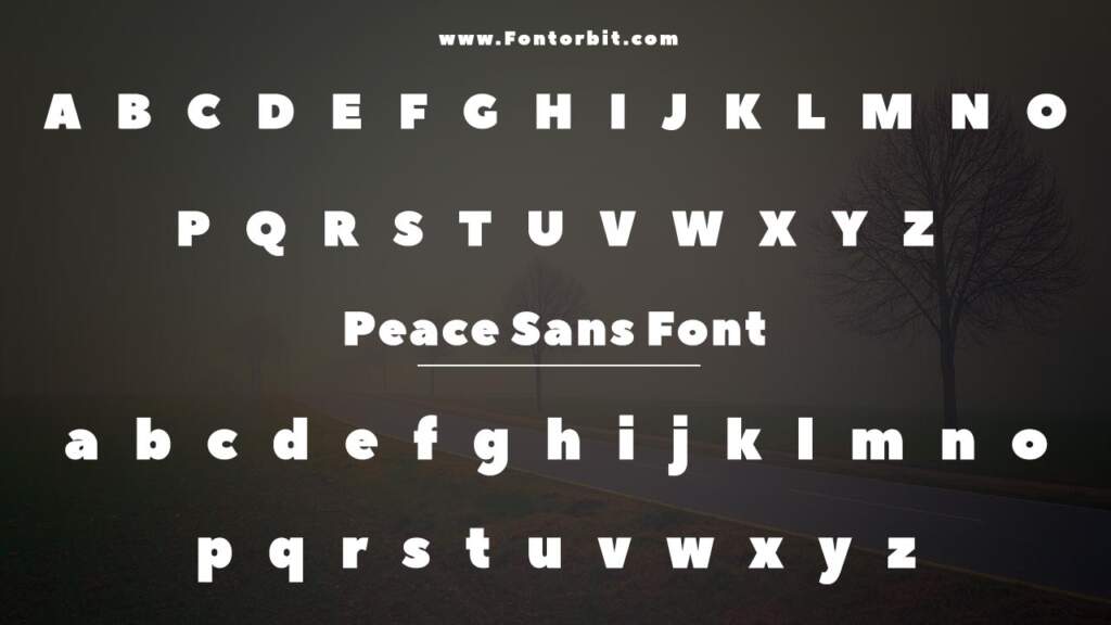 Peace Sans Font: Bold, Free Sans-Serif Typeface for Designers