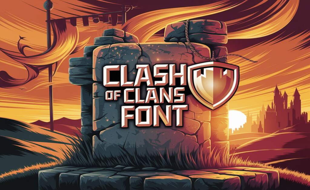 Clash Of Clans Font: Bold Typeface For Game Designs