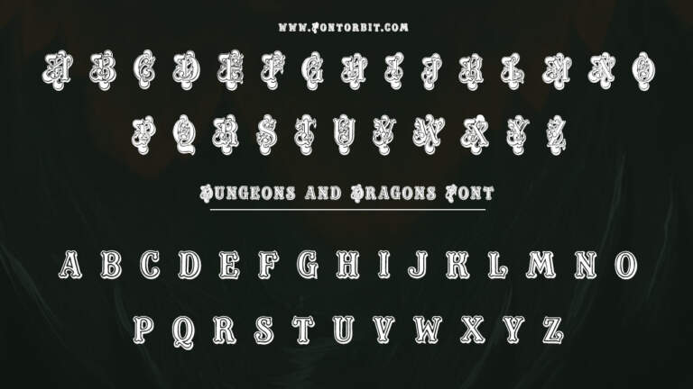 Best Dungeons And Dragons Fonts For RPG Adventures