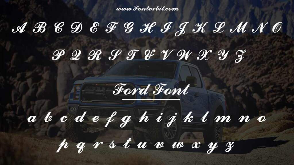 Ford Font: The Iconic Typeface of Ford
