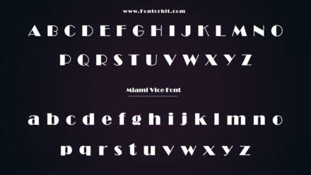 Miami Vice Font Ideas