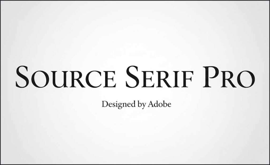 Enhance Your Design With Source Serif Pro