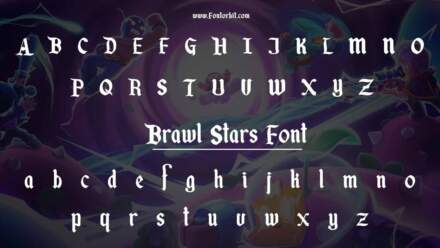 Brawl Stars Font for Creative Projects