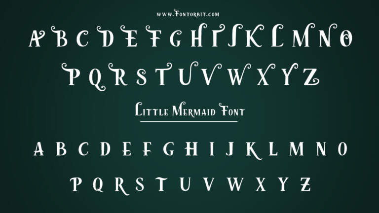 Little Mermaid Font: Free Download