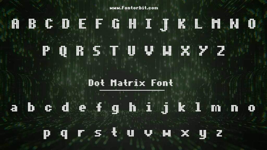 How to Use Dot Matrix Font in Your Designs