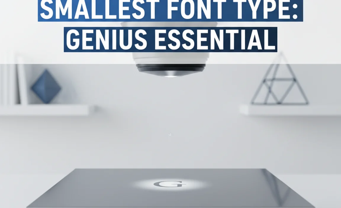 Smallest Font Type: Readability in Tiny Spaces