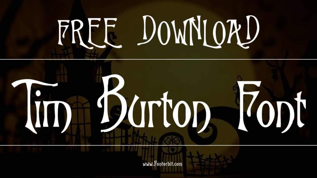 Tim Burton Font: Genius Essential Style