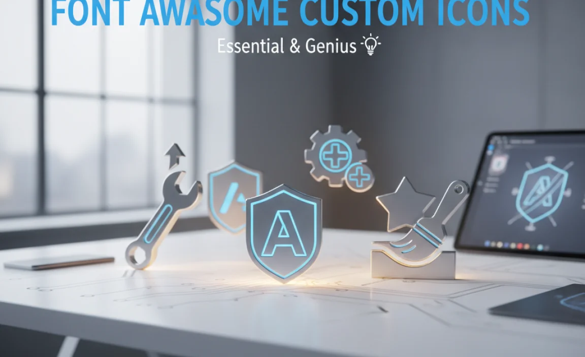 Font Awesome Custom Icons: Essential & Genius