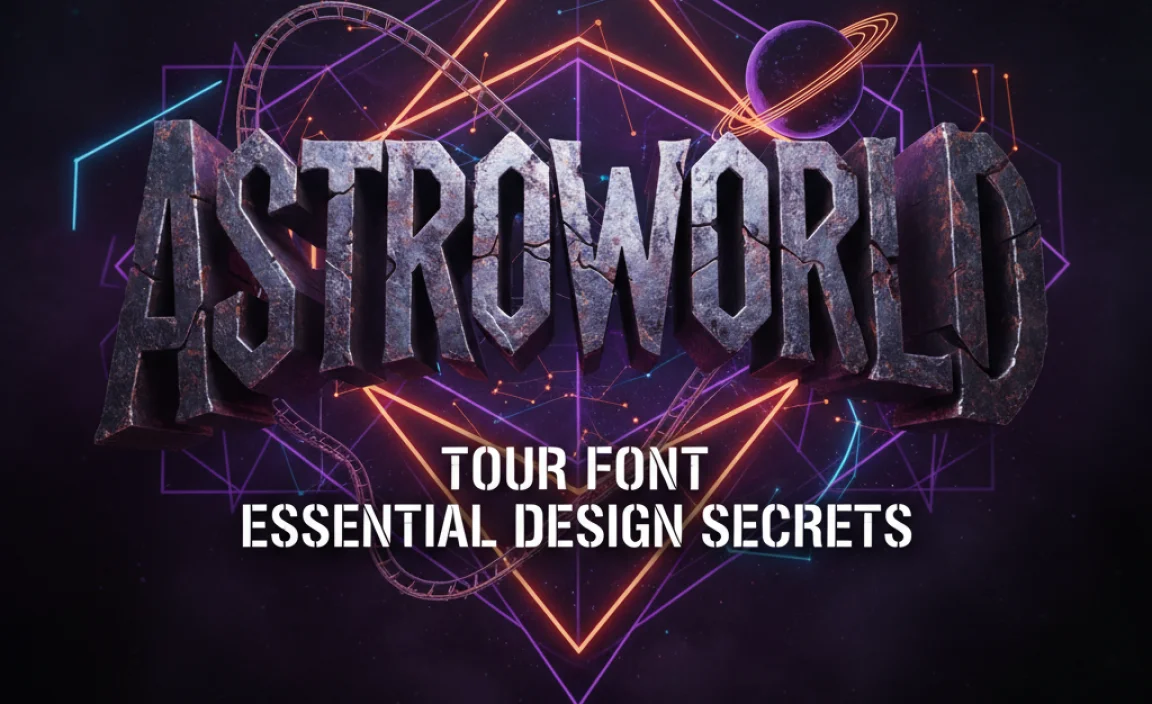 Astroworld Tour Font: Essential Design Secrets Revealed