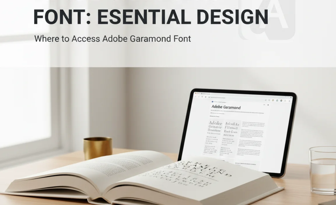 Adobe Garamond Font: Essential Design