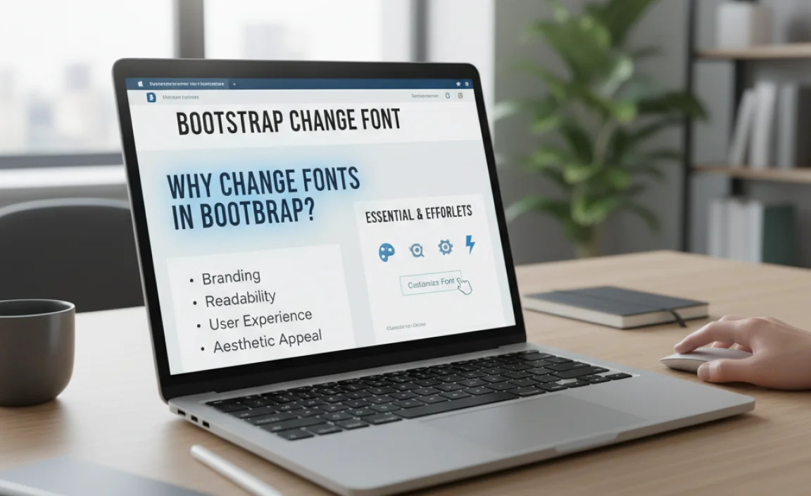 Bootstrap Change Font: Essential & Effortless