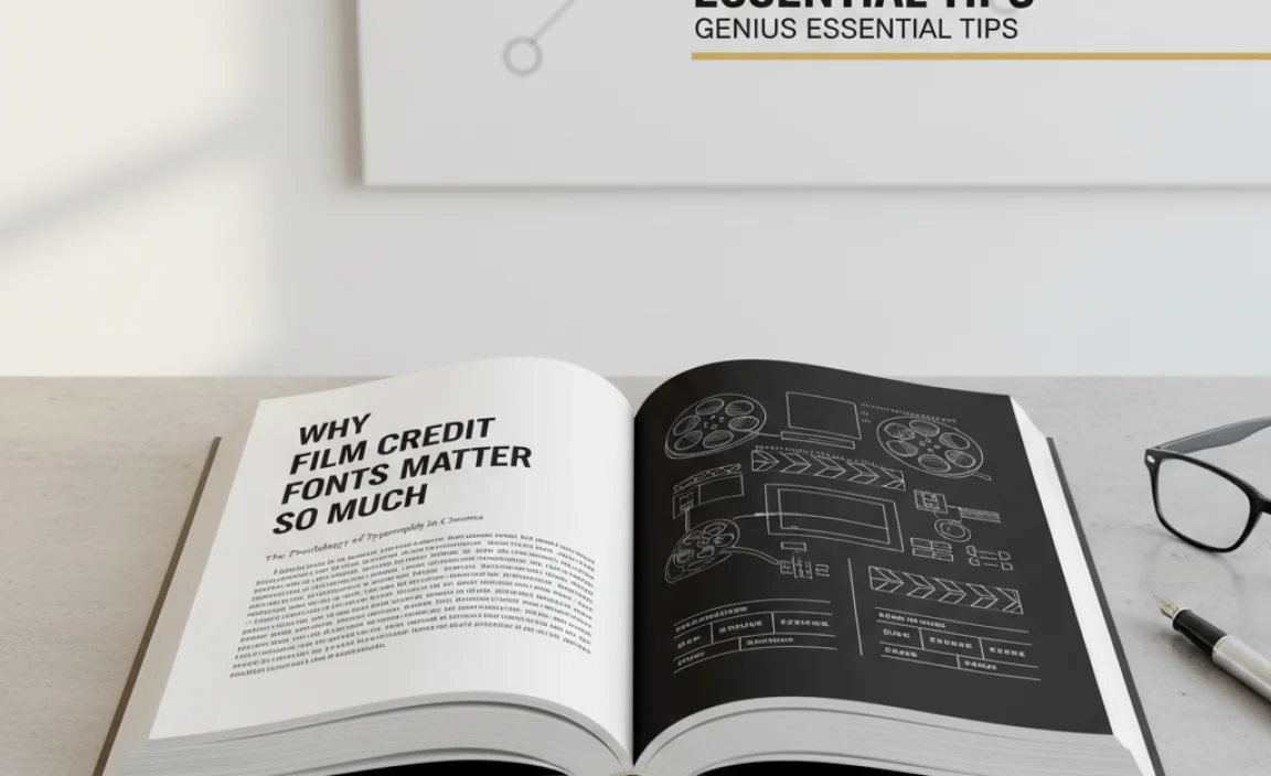 Film Credit Font: Genius Essential Tips